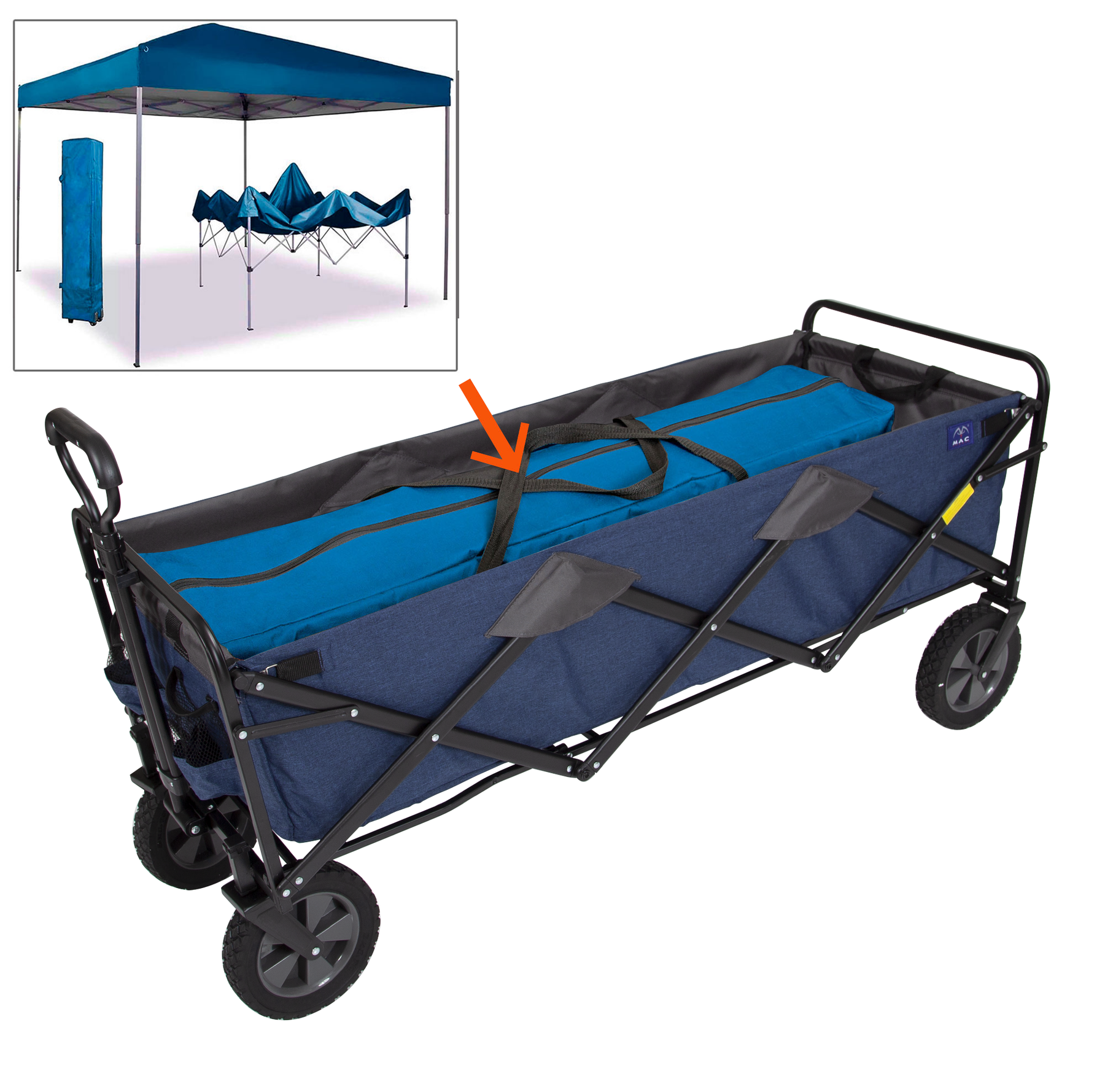 Extender Wagon XL by Mac Sports - Ultra durable outdoor wagon with mor