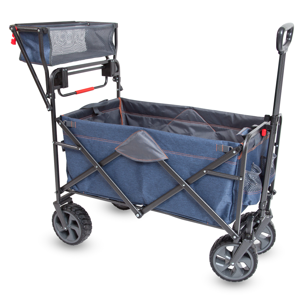 Push & Pull Wagon by Mac Sports - Ultra durable outdoor wagon with lar